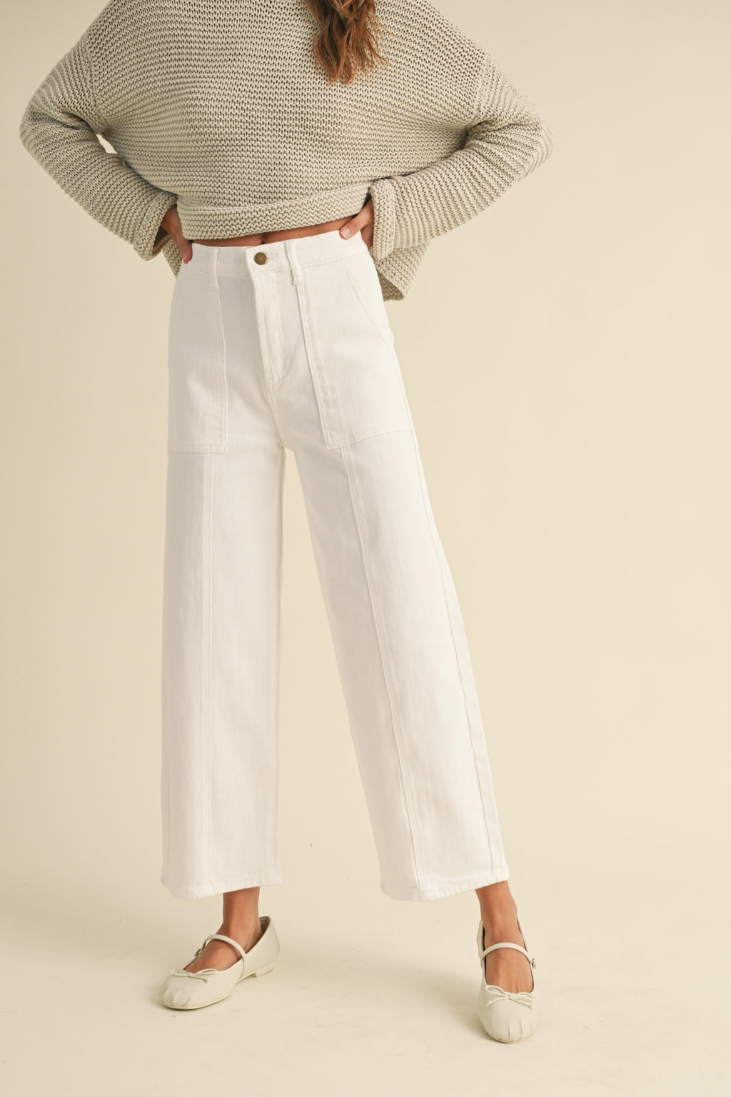 Paneled Stretch Pants – Linen & Waves